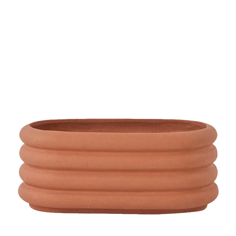Extra Long Awa Pot in Terracotta – London Terrariums